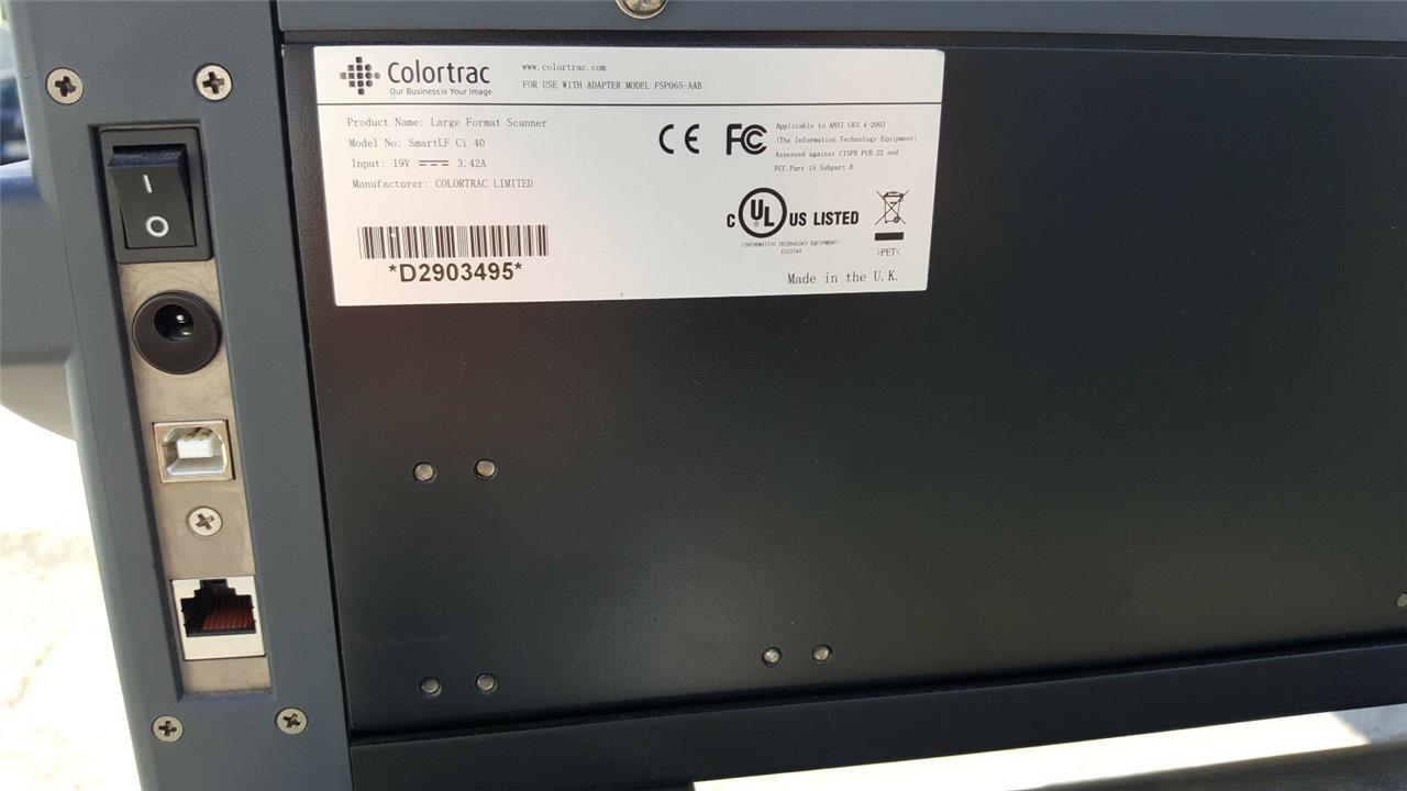COLORTRAC SmartLF Ci 40 Wide Format Document Scanner + Computer ...