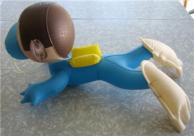Vintage 1960s Inflatable Scuba Diver Swimming Pool Toy Diving Made in ...