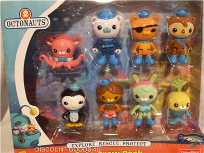 FISHER PRICE OCTONAUTS FIGURES OCTO-CREW PACK NEW OCTONAUTS TOYS 8 ...