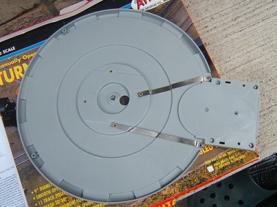 ATLAS Model Railroad Manually Operated 9" TURNTABLE HO Scale 11 ...