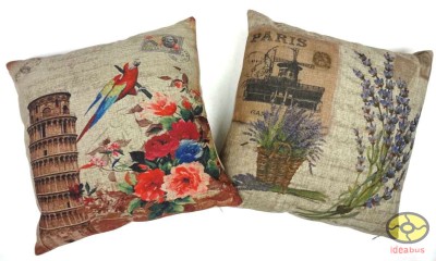 Купить Подушка 2 белье ремесло наволочки из Пизанская башня/штемпель ...