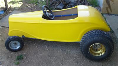 Mini Hot Rod Go Kart -Fibreglass Body & Custom Chassis! | eBay