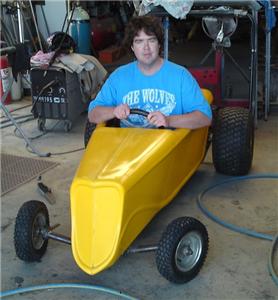 Mini Hot Rod Go Kart -Fibreglass Body & Custom Chassis! | eBay