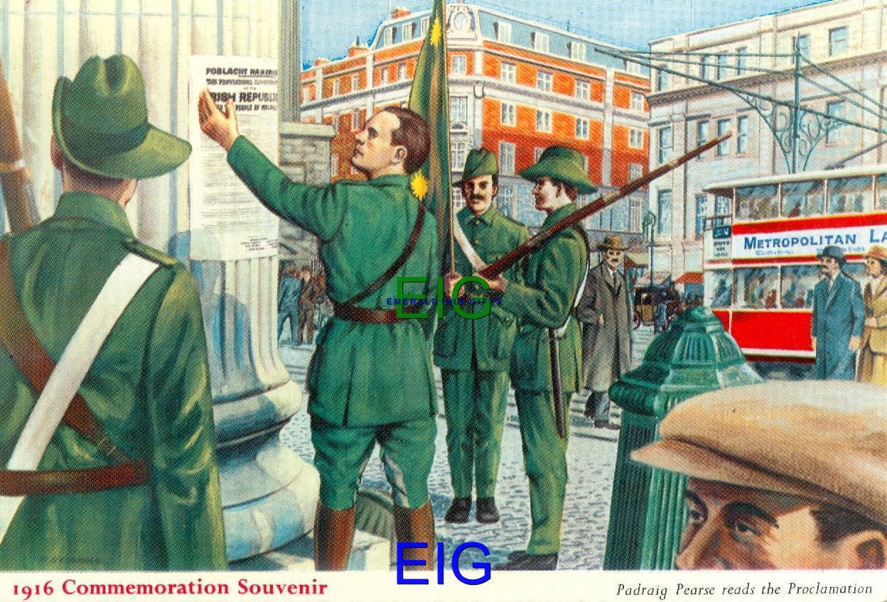 Padraig Pearse Reads The 1916 Irish Proclamation A4 Photo Print 11 7" x ...