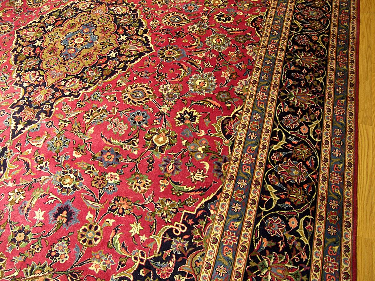 10 x 13 Handmade High Quality Antique Azeri Medallion Design Rug_Soft ...