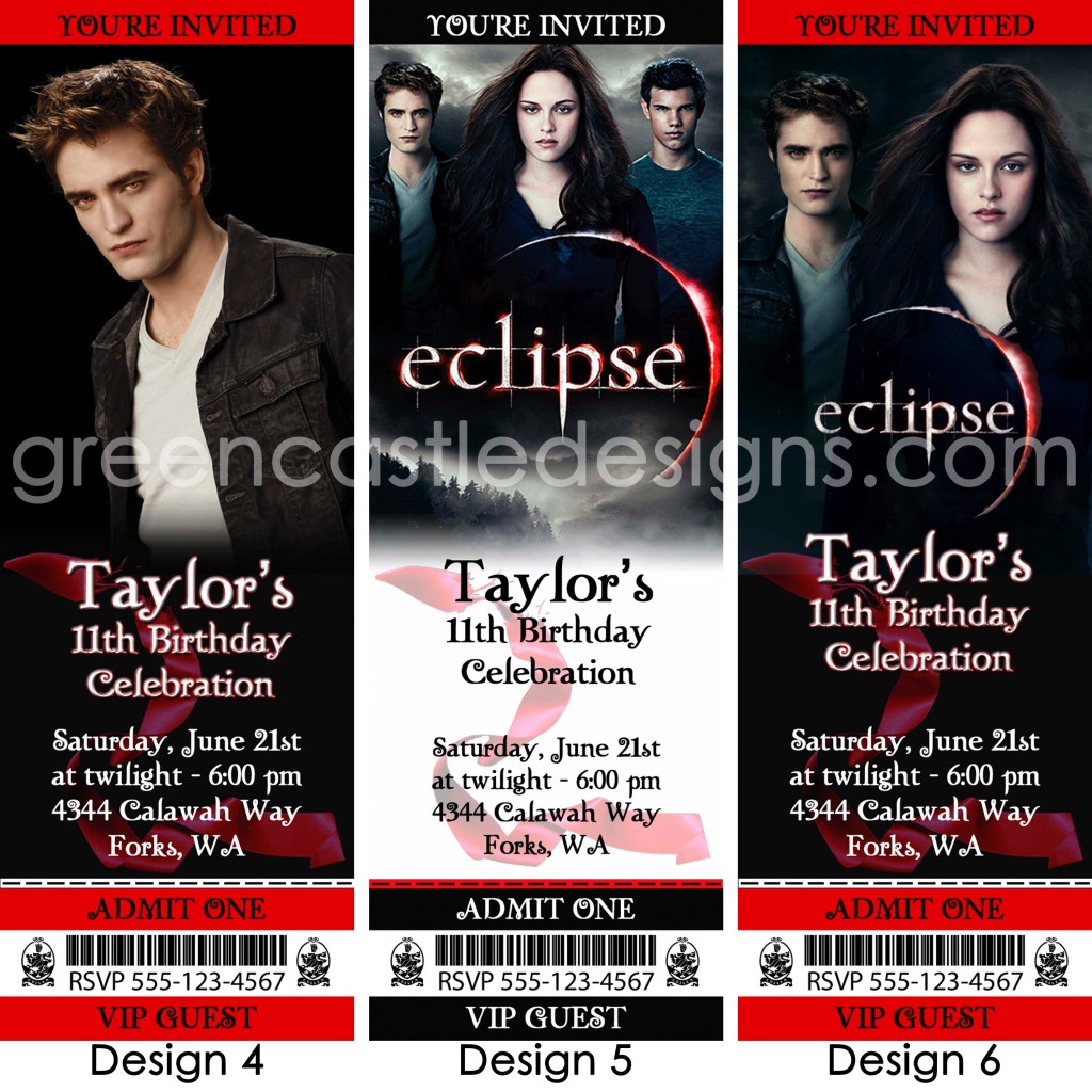 Twilight Party Invitation Template