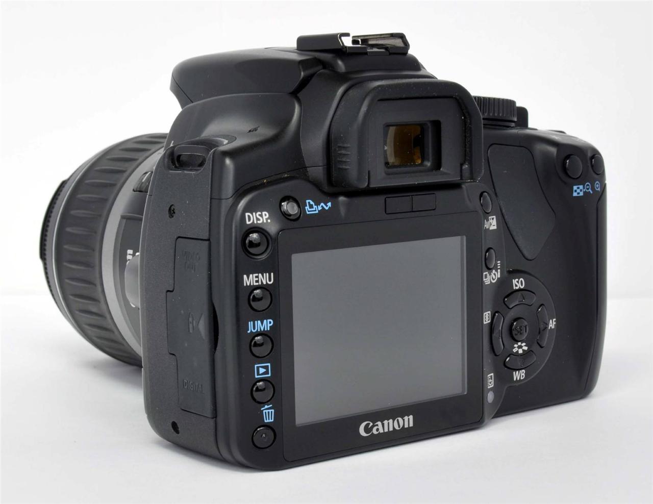 Canon EOS Digital Rebel XTi 400D Black 10.1MP DSLR Camera Kit w/18-55mm ...