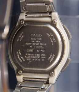 Very Nice CASIO W-753 2926 Tide Graph Dual Time 5 Alarm Countdown Timer ...