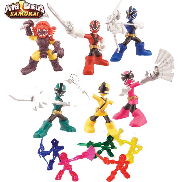 NEW POWER RANGERS SAMURAI 6CM MINI FIGURES - MAX UK P&P £2.49