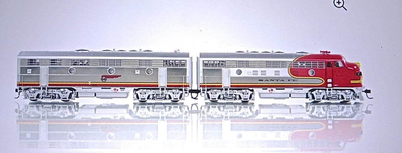 HO Athearn Genesis G1615 Santa Fe F7A/F7B Phase 2 Diesel Set #46C-46A New Sealed | eBay