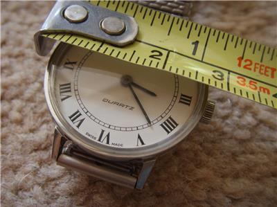 LADIES JEAN RENET SWISS QUARTZ WATCH STAINLESS STEEL FLEXI STRAP NEW ...