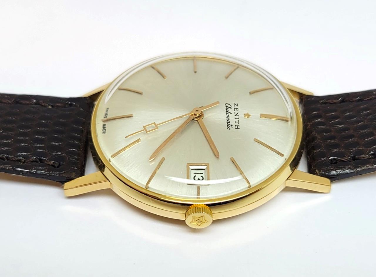 Vintage 18k Rose Gold ZENITH Automatic Watch Cal 2542PC c.1960s* EXLNT ...