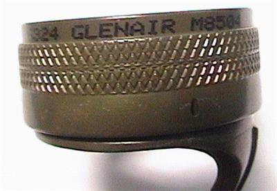 NEW GLENAIR M85049/53-20W MIL SPEC CONNECTOR BACKSHELL STRAIGHT CABLE ...