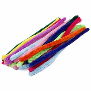 200 Nylon Pipe Cleaners Assorted Colours Thickness:15mm L:30 cm Craft ...