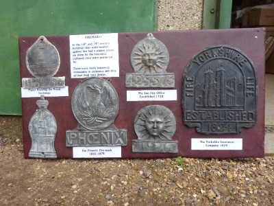 ANTIQUE FIRE INSURANCE WALL PLAQUES/ FIRE SIGNS / MARKS | eBay