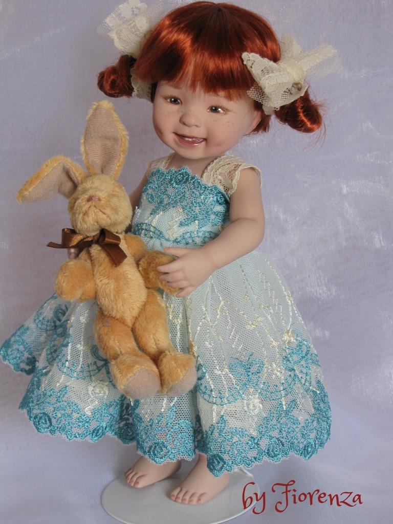 HANDMADE 12" FULL PORCELAIN DOLL *ALLISON* from DIANNA EFFNER MOLD