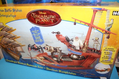 Disney Treasure Planet RARE LARGE SHIP figures MIP MIB | eBay