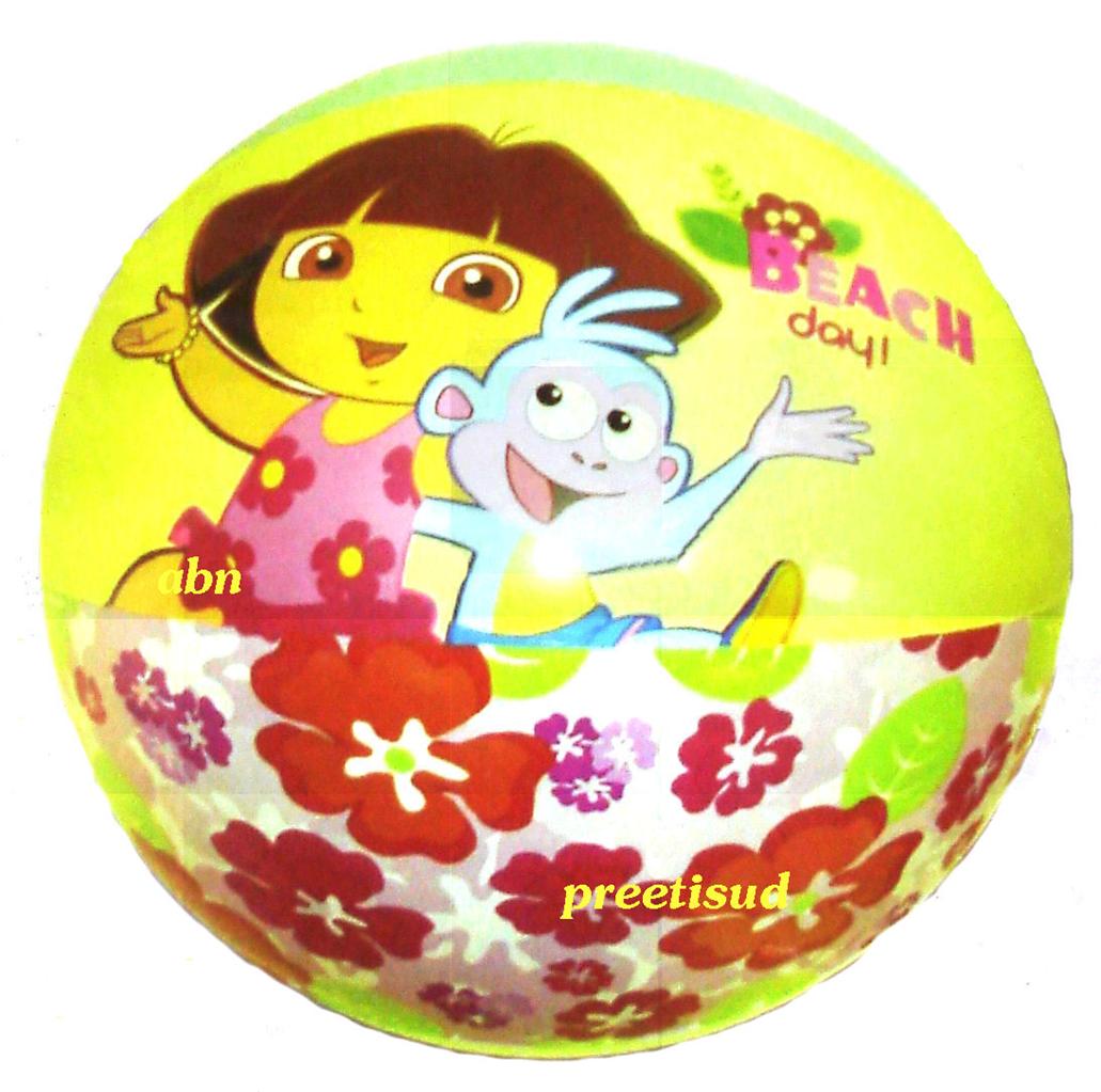 DORA THE EXPLORER ~INFLATABLE 20 INCH BEACH BALL~ | eBay