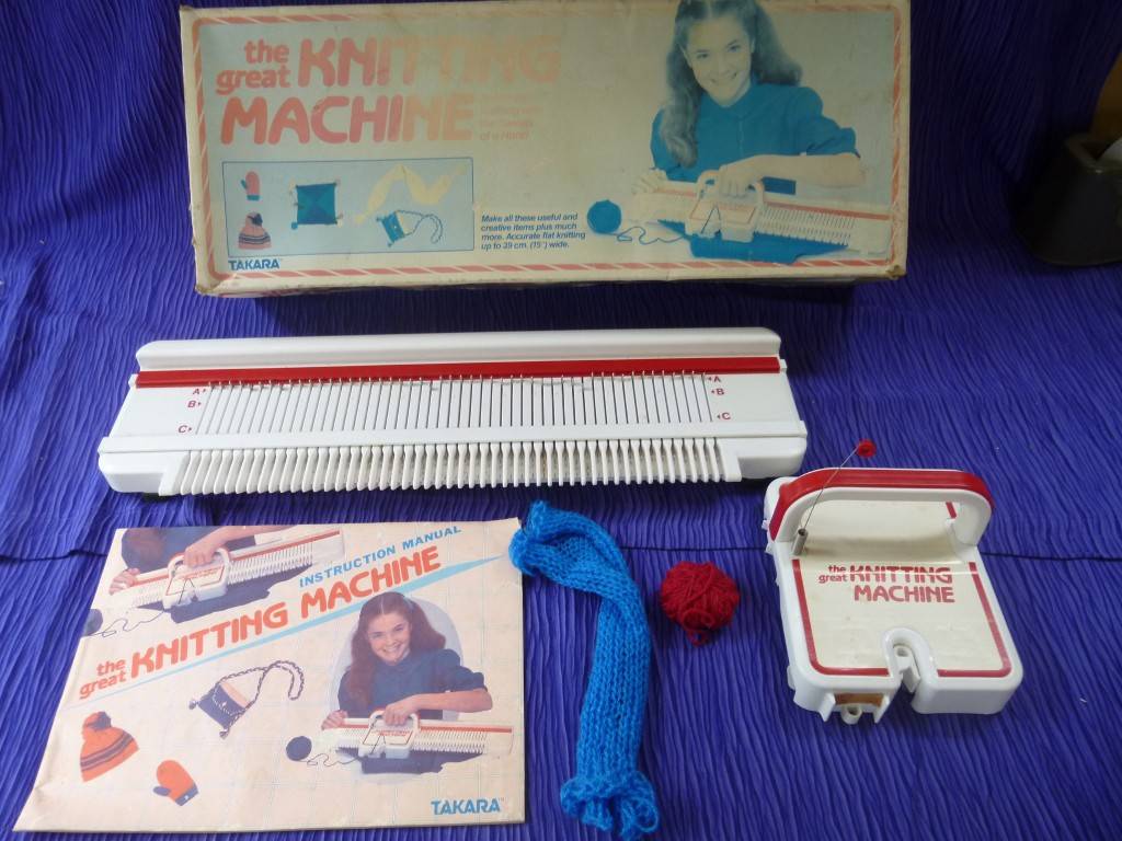 The Great Girls KNITTING MACHINE Plastic Toy Made by Takara Japan Not ...