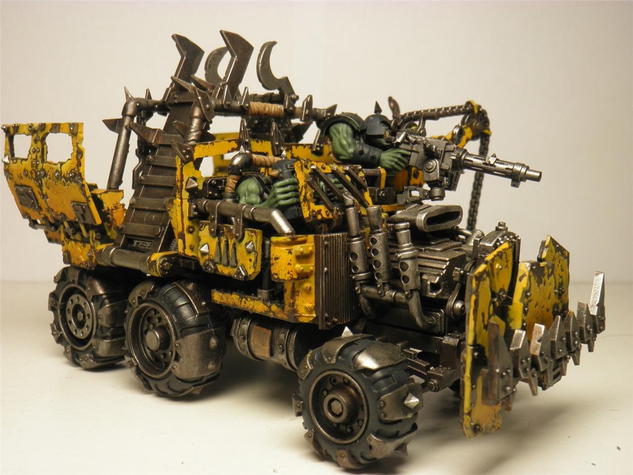 Ork Trukk Pro Painted plastic model Warhammer 40k Orks | eBay