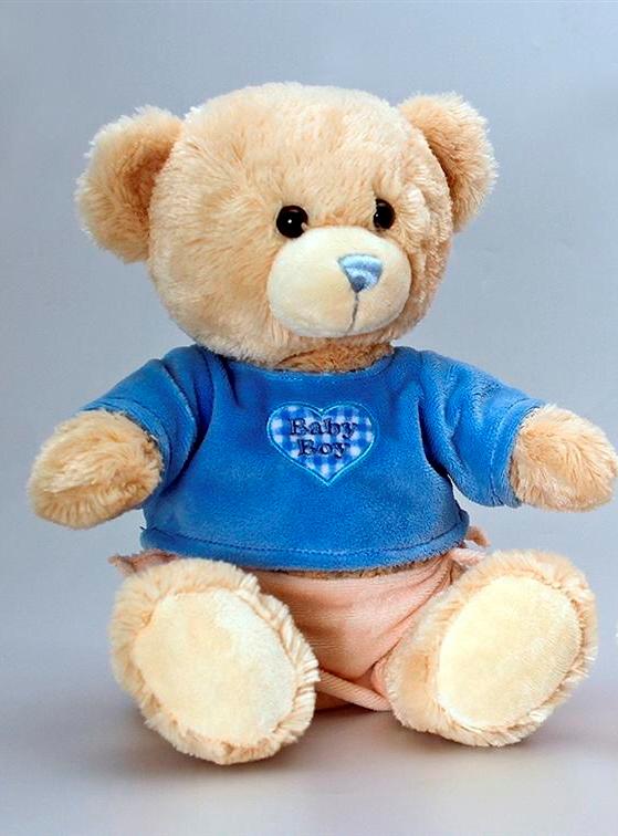 25cm Cuddles Baby Boy - Baby Girl- Keel Soft Plush Teddy Bear ...