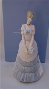 Set Of 3 Galleria Porcelain Lady Figurines by Juliana Collection Boxed ...