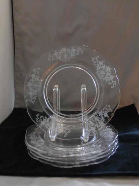 Does anyone recognize these etched crystal plates? | Antiques Board