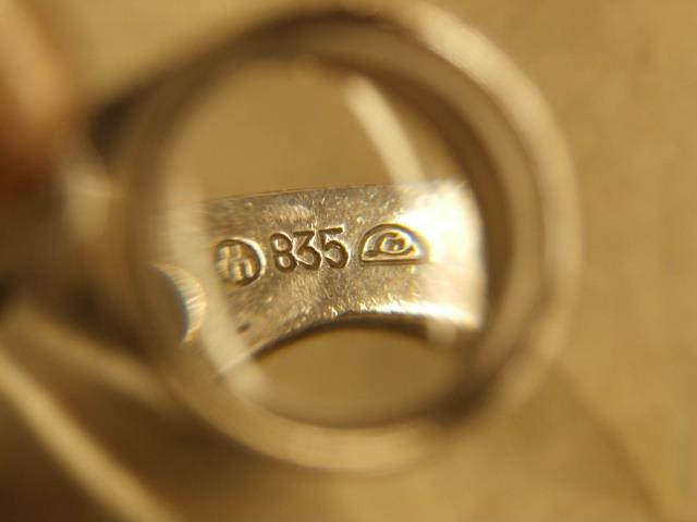German? Silver cufflinks marked 835 - maker's mark? | Antiques Board