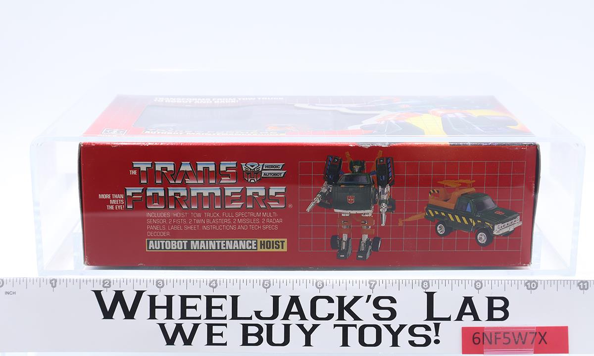 Hoist AFA GRADED 80 80/80/90 G1 Transformers Hasbro Tape Sealed No ...