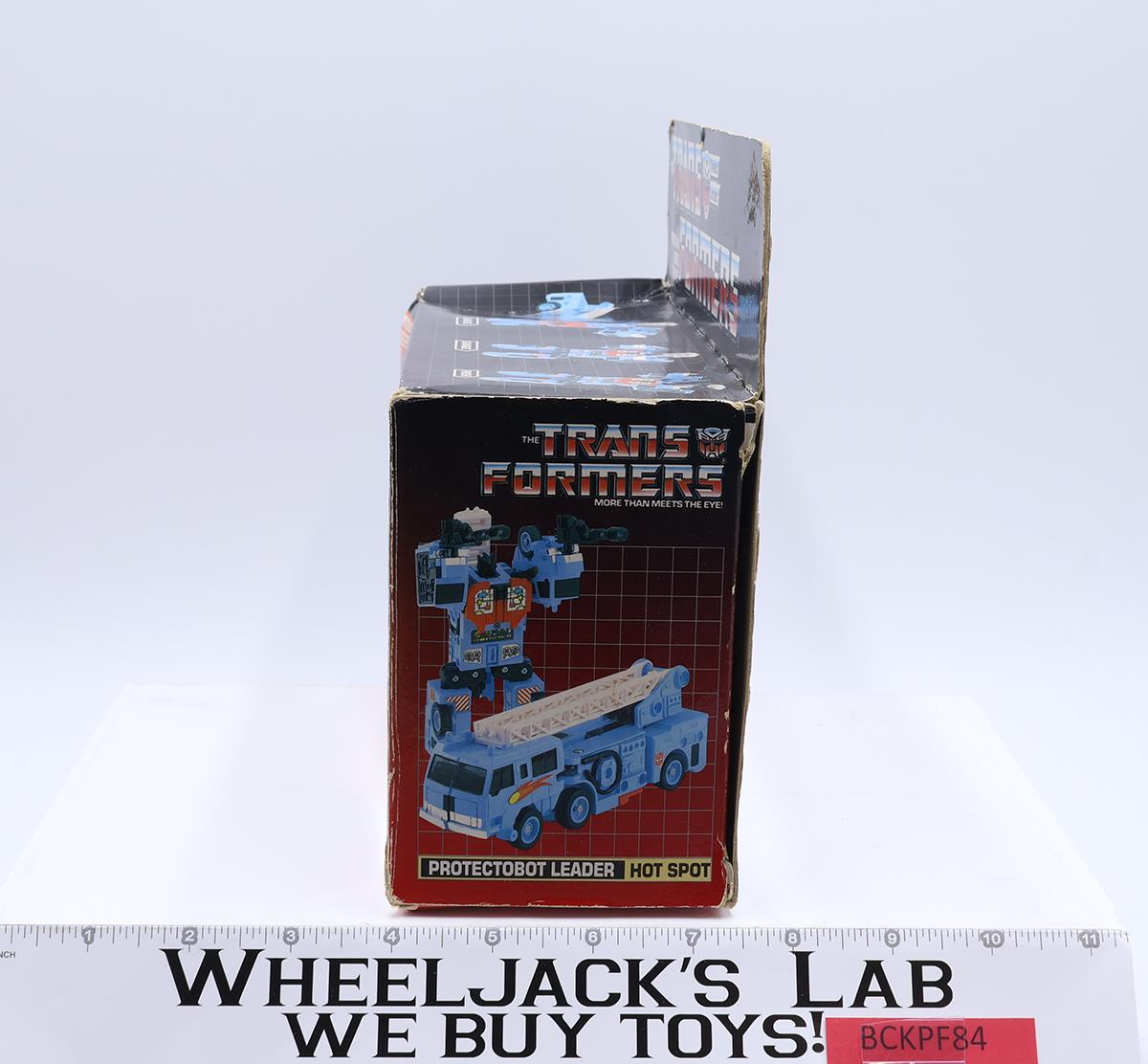 Hot Spot EMPTY BOX 1986 Vintage G1 Transformers Hasbro Action Figure ...