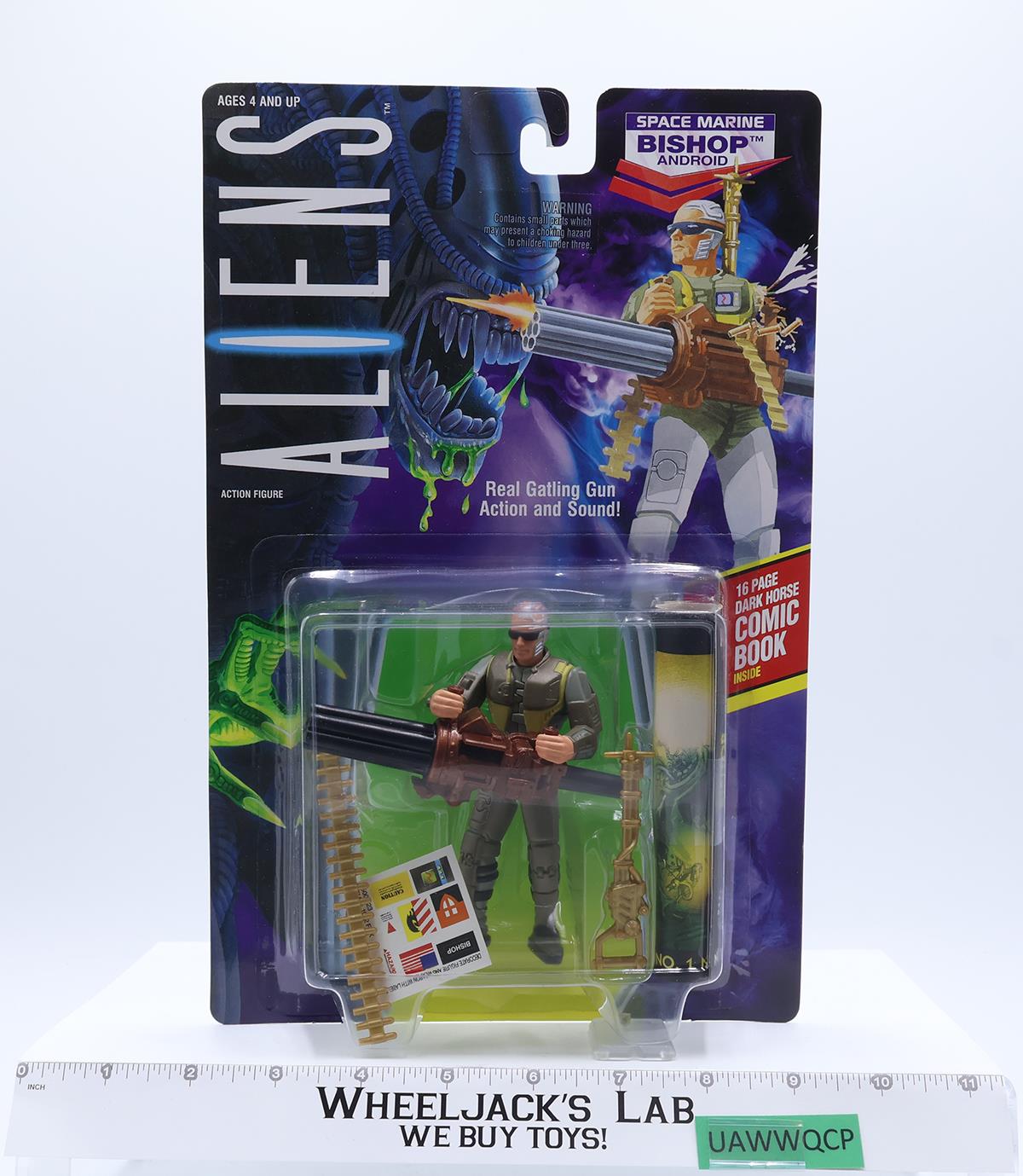 Bishop Android Space Marine Aliens 1992 Kenner Action Figure NEW SEALED ...