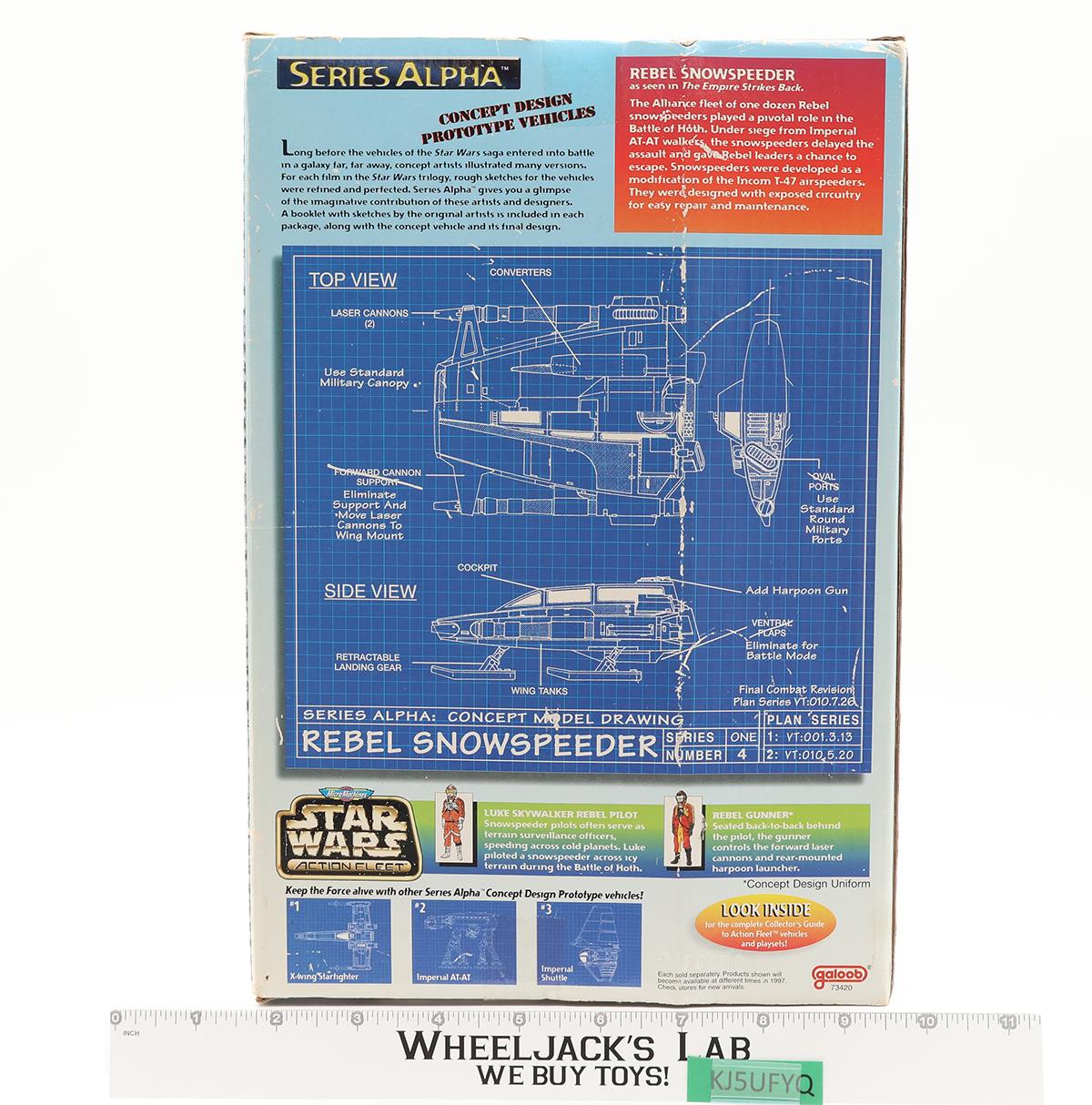 Snowspeeder Concept Design Star Wars Action Fleet Series Alpha Micro ...