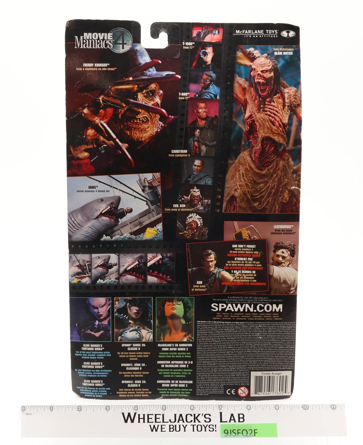 Freddy Krueger Nightmare on Elm Street Movie Maniacs McFarlane Figure ...