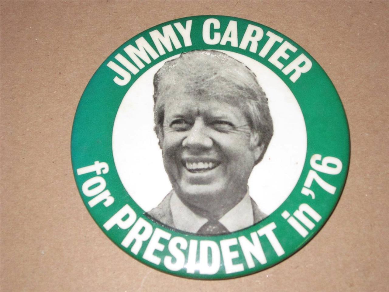 3 1 2" Jimmy Carter for President in '76 Pin Election Campaign 1976 ...