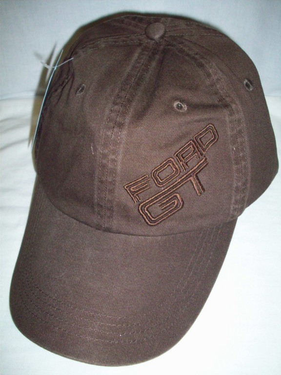 Sell 2005 2006 2007 FORD GT 3-D COFFEE BROWN CAP HAT BRAND NEW in ...