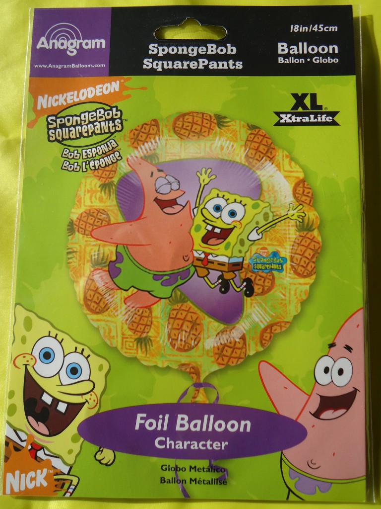 SPONGEBOB SQUAREPANTS 18 INCH FOIL BALLOON -CHOICE OF DESIGNS FOR ...