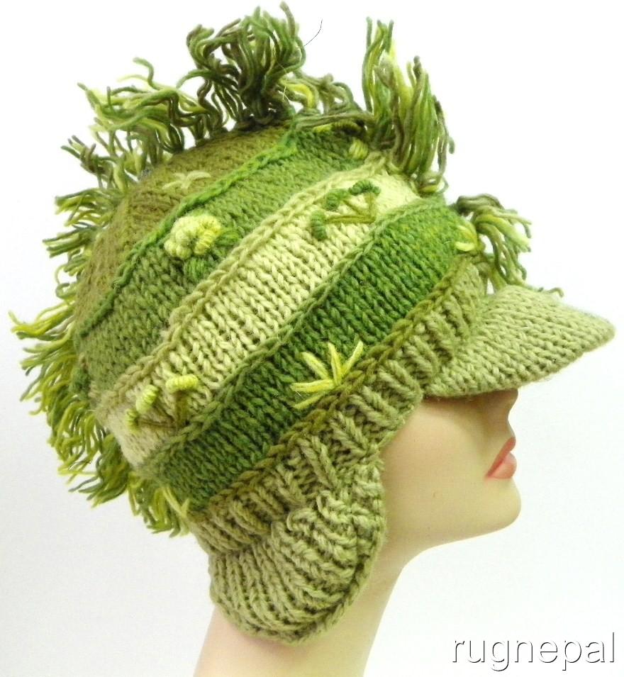 woolen hat with ear flaps