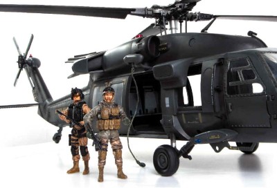 BBI ULTIMATE 1/18 MH-60 BLACKHAWK HELICOPTER MODEL 160th NIGHT STALKERS ...