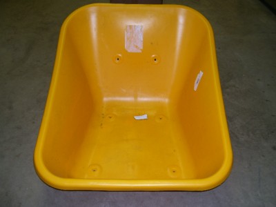 AMES BP8 TRUE TEMPER POLY WHEELBARROW 8 CF TUB MUD MORTAR PAN ...