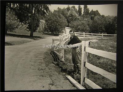 30s Clark Gable Ranch Encino SF Valley CA VINTAGE DBW Oversize PHOTO By ...