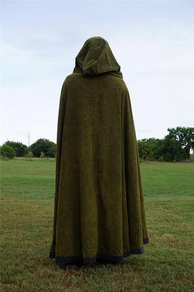 Medium Zootzu Cloak Hood Cape Pirate Renaissance Costume Medieval St ...