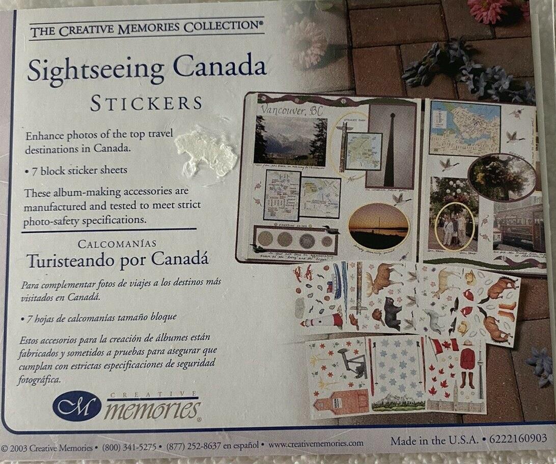New Creative Memories Sticker Packs *U Pick $4.00 shipping As Many as ...