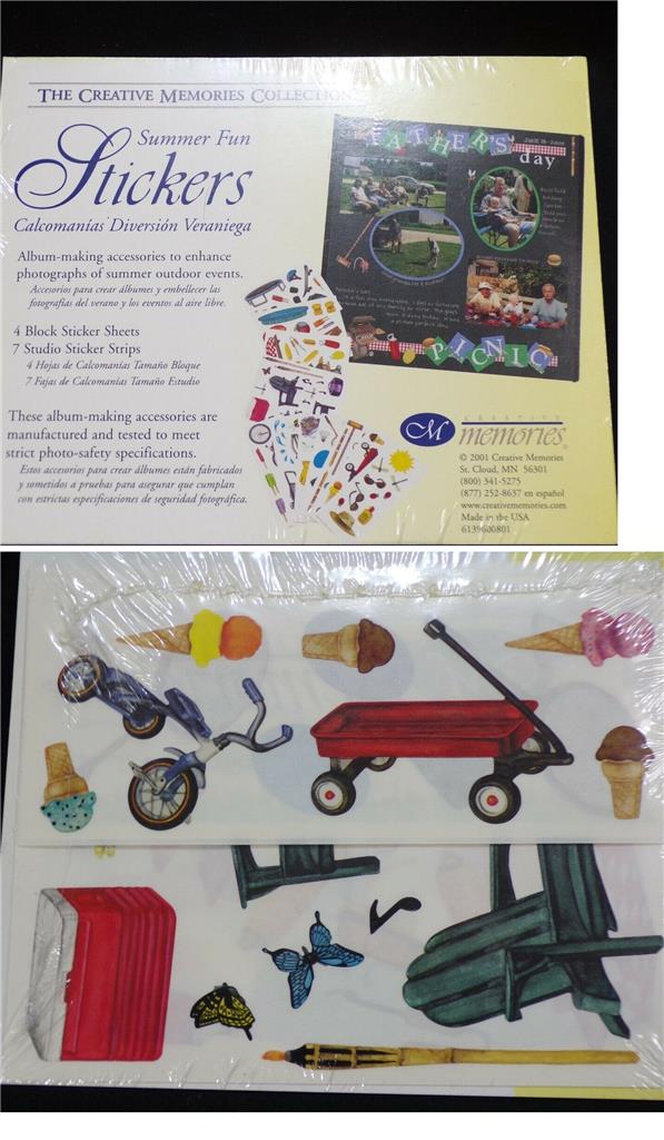 New Creative Memories Sticker Packs *U Pick $4.00 shipping As Many as ...
