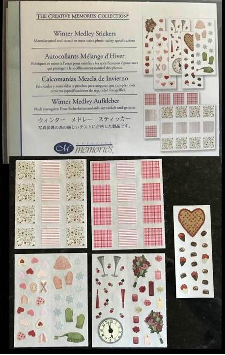 New Creative Memories Sticker Packs *U Pick $4.00 shipping As Many as ...