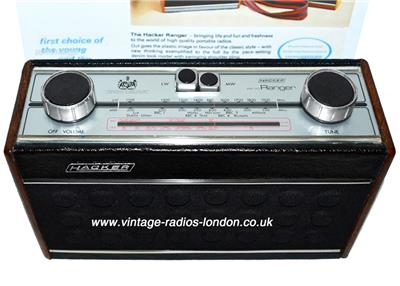 1970's HACKER RANGER RP70 TRANSISTOR RADIO - 24.09.2019 SOLD
