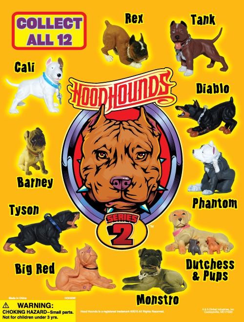 Hey Homies Hood Hounds Series 1, 2 & 3 ~ 36 different dog figures