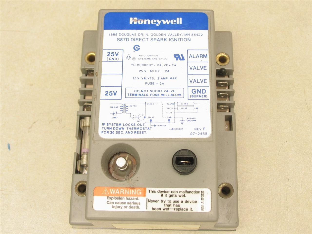 Honeywell S87d Direct Spark Ignition Module Control Ebay
