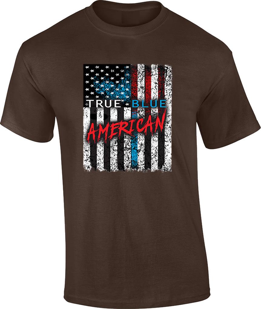 True Blue American Flag T-Shirt | eBay