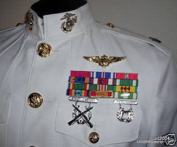 USMC Expert Rifle Pistol Shooting Badges Marine Corps EGA medal silver ...