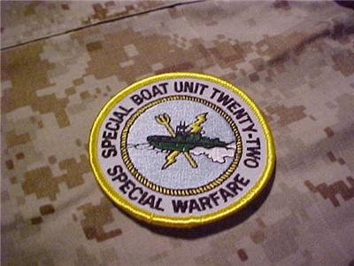SWCC SPECIAL BOAT UNIT 22 PATCH